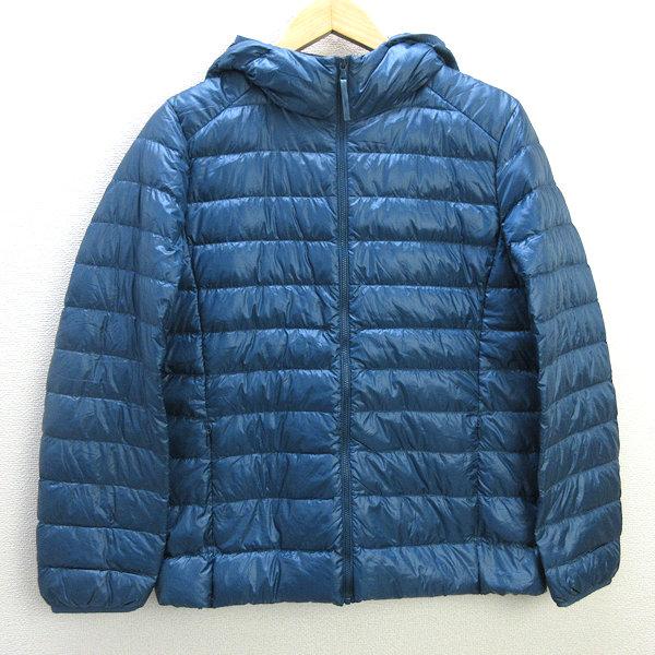 U ユニクロ/UNIQLO フーディー ライトダウンジャケット 青系【レディースXL】LADIES/120【中古】 :23-09-08-t11:マニライズ ユーズドストア - 通販 ...