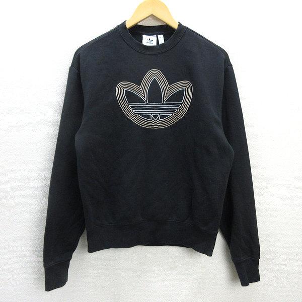 H アディダス/adidas HI2975 M OAC TREFOIL CREW スウェットトレーナー ABC-MART限定【S】黒/MENS ...