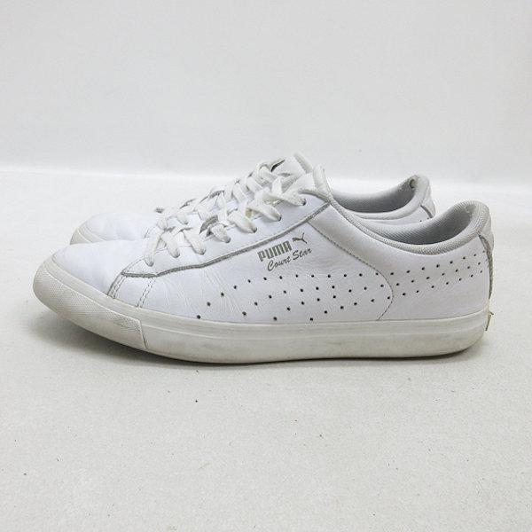 H 【27cm】プーマ/PUMA 360060 Court Star Vulc コートスター レザースニーカー/白/MERNS 29【中古 ...