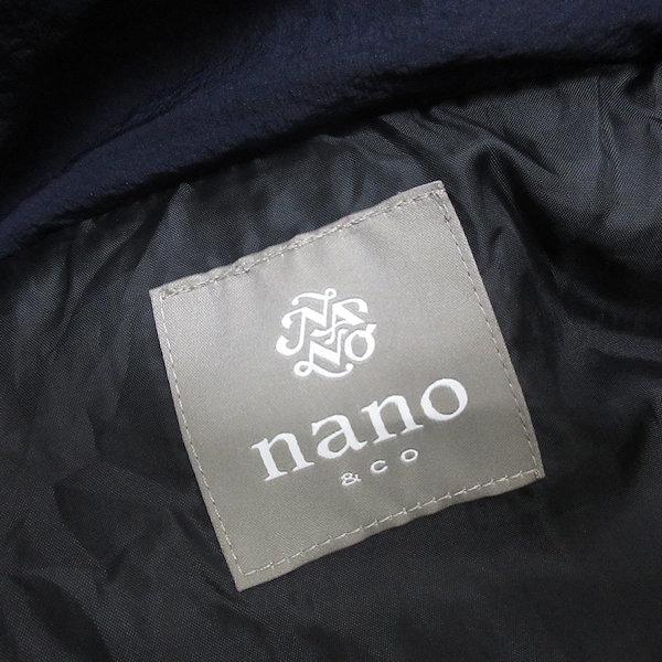 H ナノユニバース/nano＆co nano universe フーディダウンジャケット【M】紺/MENS 78【中古】 : マニライズ ユーズドストア - 通販 - Yahoo!ショッピング