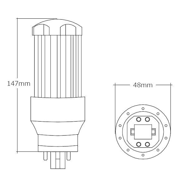 LED蛍光灯 FHT32EX-N FHT32EXN 昼白色 FHT32LED LEDランプ FHT32型 FHT32形対応 32形 コンパクト形 ツイン蛍光灯 ツイン3 Hfパラライト3 ...