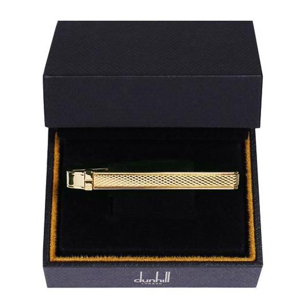 dunhill ダンヒル エンジンターン ゴールドプレート タイバー dunhill ダンヒル エンジンターン ゴールドプレート タイバー