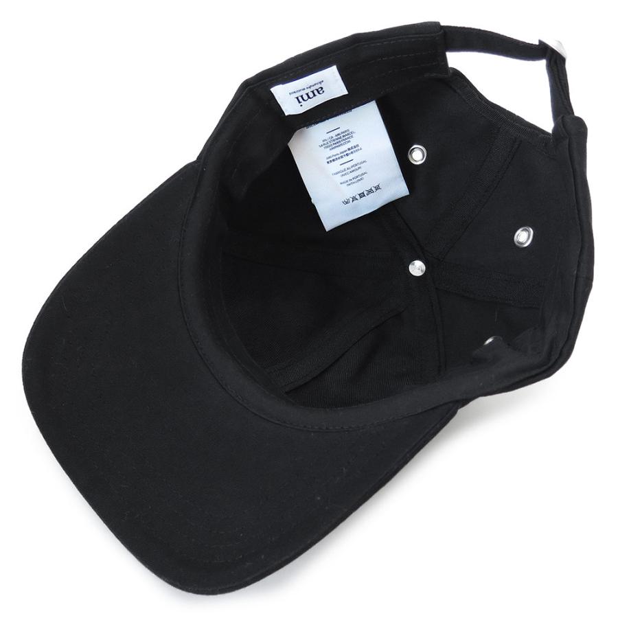 アミ パリス キャップ BFUCP006.AW0041 001 帽子 エンブロイダリー キャップ ハート ロゴ 刺繍 ブラック 黒 AMI ...