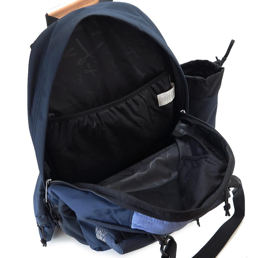 DENHAM デンハム×イーストパック コラボ リュックサック EK0A5BDH Z84 パックパック 24L ネイビー DENHAM× ...
