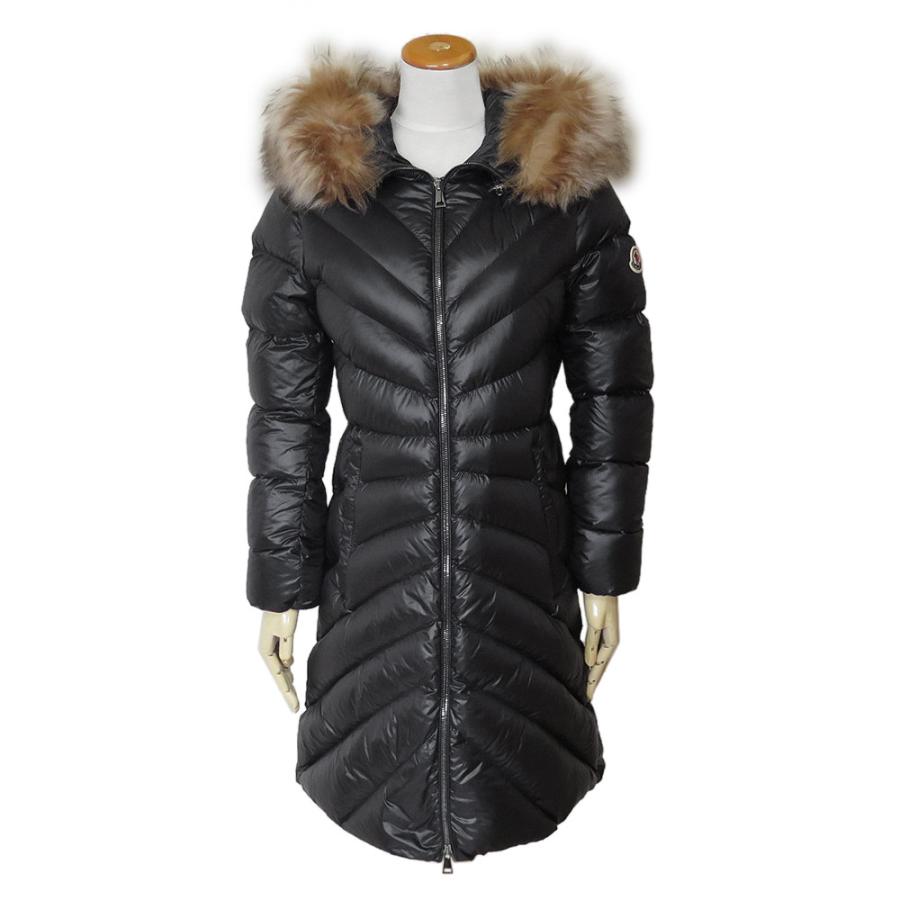 モンクレール ロング ダウンジャケット レディース CHANDRE 1C00023 595ZZ 999 ダウンコート アウター ファー付き ...