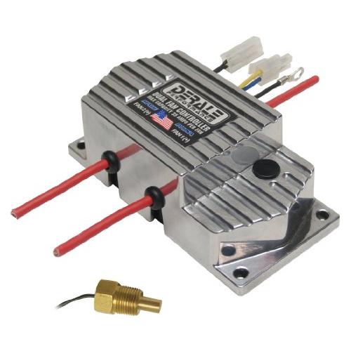 【並行輸入品】プローブの3/8"NPTネジ付きディレイ16789高アンペアデュアルファンコントローラ Derale 16789 High ...