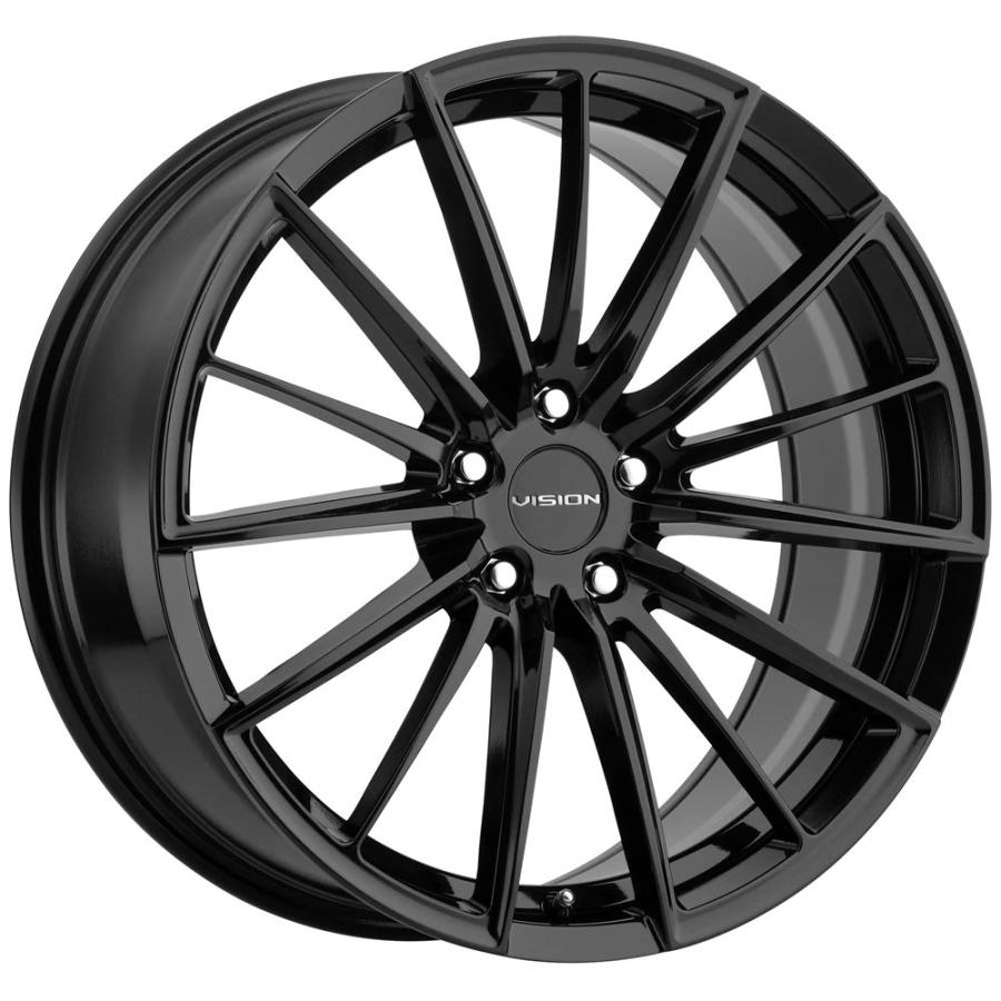 【並行輸入品】Vision 473 Axis 20x8.5 5x112 +35mm Gloss Black Wheel Rim 20" Inc ...