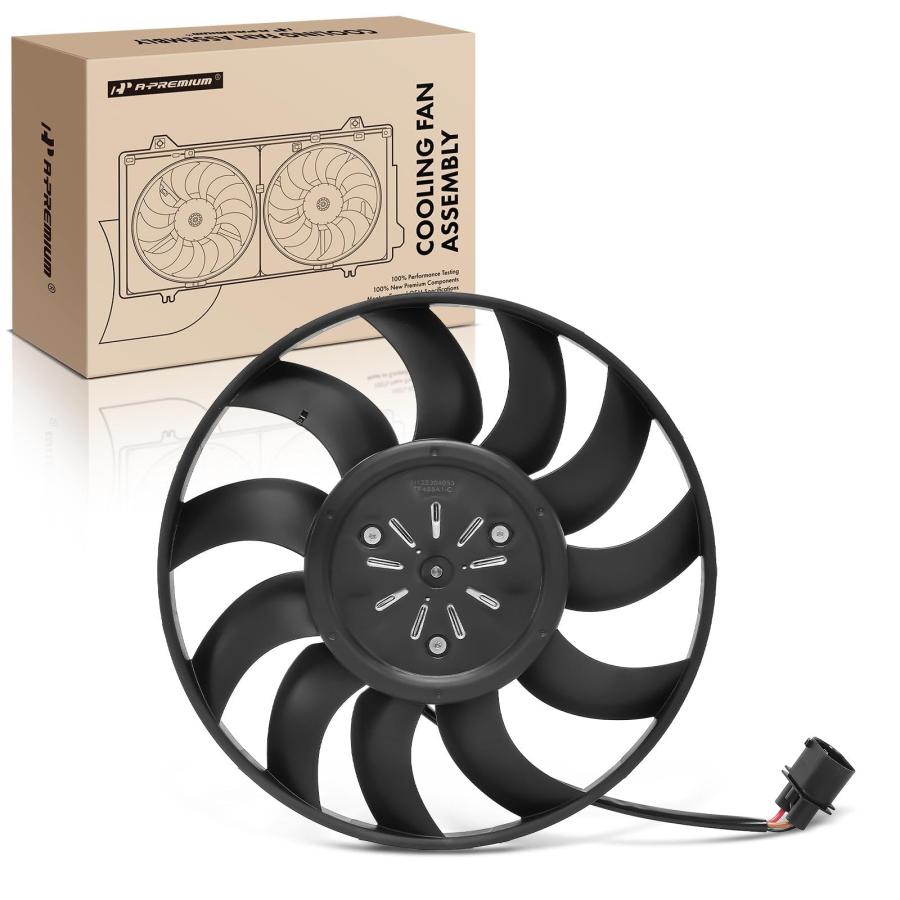 【並行輸入品】A Premium Left Engine Radiator Cooling Fan Assembly with Brushle ...