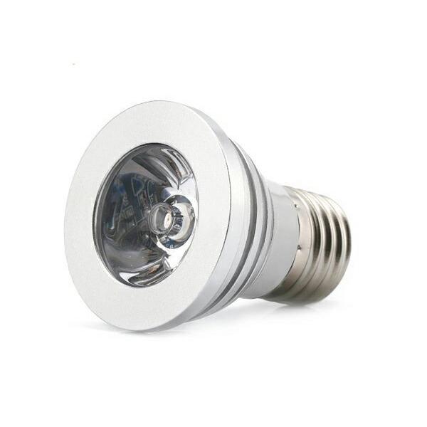 LED電球 E26 16色マルチカラー 3W リモコン式 スポットライト RGB イルミネーション レインボー : 1stマーケット - 通販 - Yahoo!ショッピング