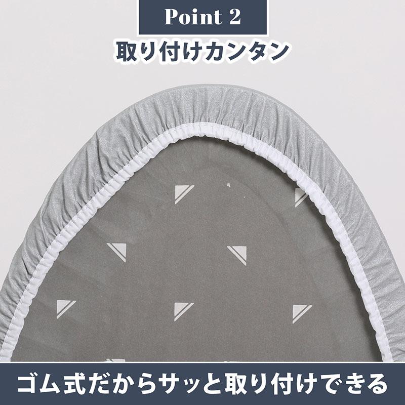 アストロ アイロン台カバー 舟型 アルミコート 熱効率UP 使い始めのようになる 時短 滑りがスムーズ シワが伸ばしやすい シミ コゲ付き防止 ※カバーのみ 610-45 : アストロ ...