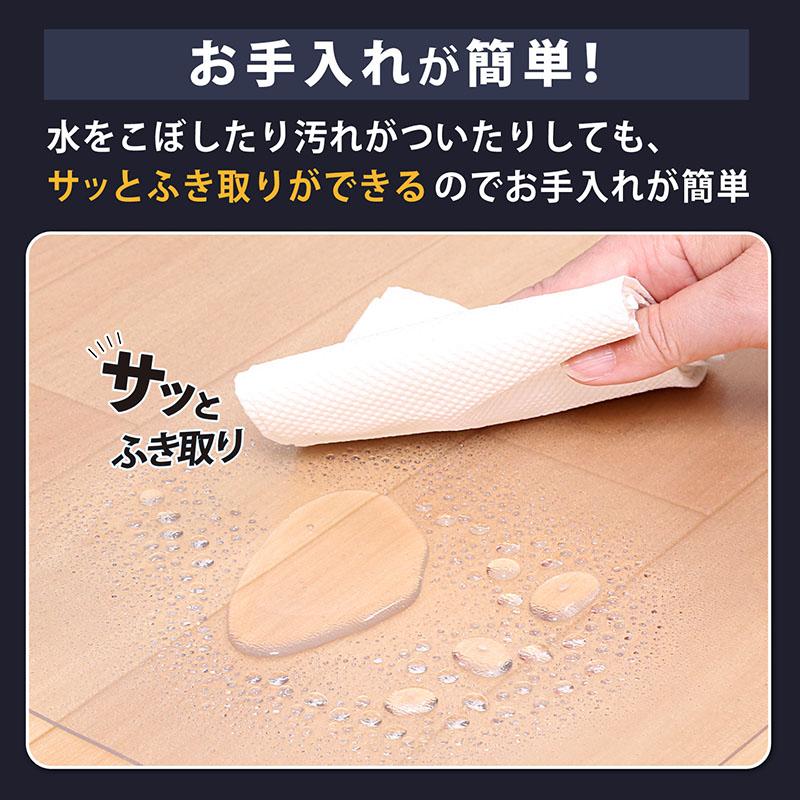 アストロ 冷蔵庫マット Sサイズ 55×65cm キズ へこみ防止 床保護シート 下敷き キッチンマット 撥水 PVC クリアマット カット可能 角丸 730-57 : アストロ ...