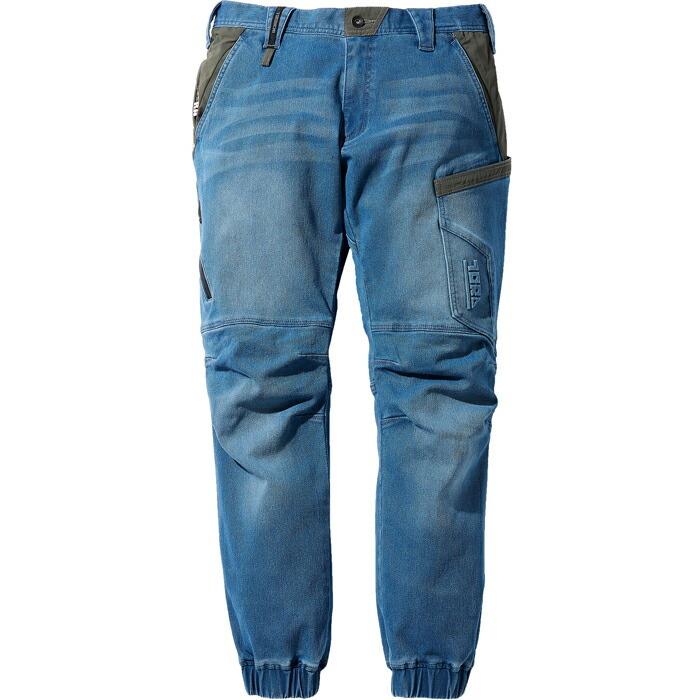 寅壱 S(72)-5L(106) 作業服 作業着 8860-235 デニムカーゴジョガーパンツ (スリムフィット 春夏) : ワンナップ Yahoo!店 - 通販 - Yahoo!ショッピング