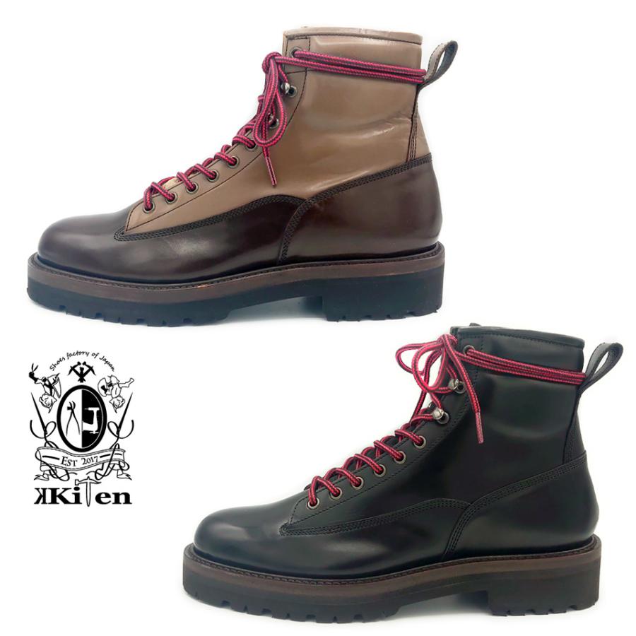 ブーツ KITEN キテン メンズ マウンテンブーツ KTE-024 靴 : 202シューズモリ Yahoo!店 - 通販 - Yahoo!ショッピング