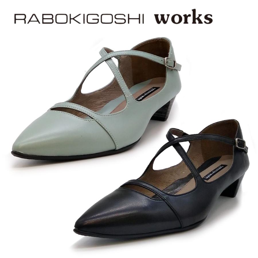 rabokigoshi works RABOKIGOSHI ラボキゴシ ワークス パンプス 12819 大きいサイズ (25.0cm) 靴 : 202シューズモリ Yahoo!店 - 通販 ...