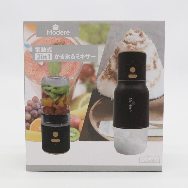 HIRO Modere 電動式2in1かき氷＆ミキサー HDL-7431 : MOMIZI - 通販 - Yahoo!ショッピング