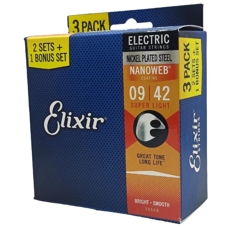 【数量限定】Elixir エリクサー 2セット+1ボーナスセット NANOWEB エレキギター弦 : 西尾楽器Yahoo!店 - 通販 - Yahoo!ショッピング