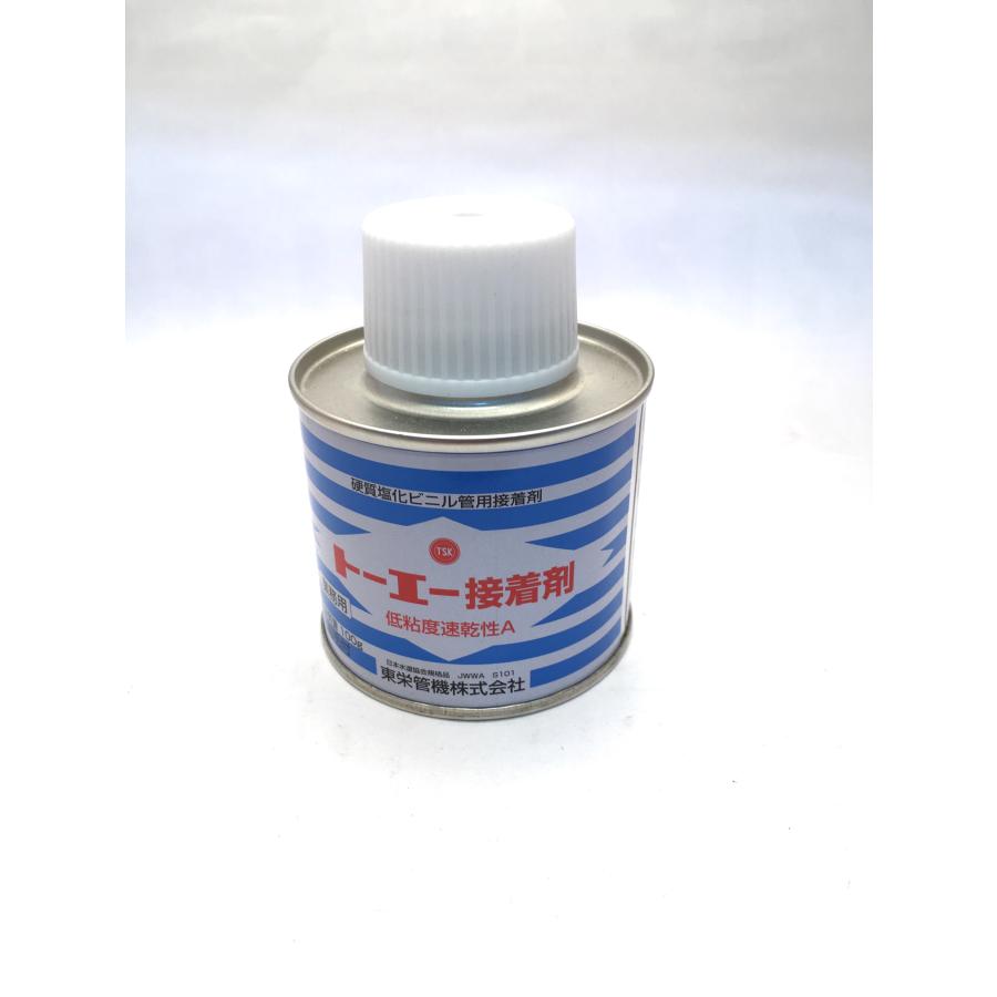 トーエー 塩ビ用接着剤 刷毛付 100g VP VU グレーパイプ用 : 24-7 - 通販 - Yahoo!ショッピング