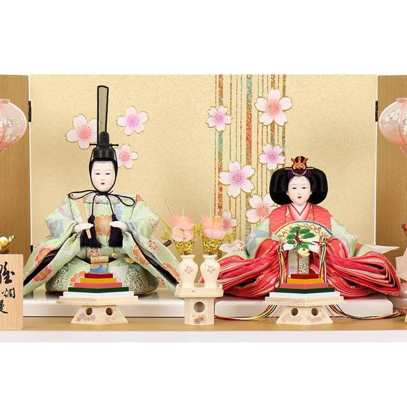 雛人形 ひな人形 雛 コンパクト収納飾り 親王飾り 雅泉作 雛爛漫 三五親王 h033-fz-4f12-aa-202a : 人形屋ホンポ(NINGYOYA HOMPO) - 通販 ...