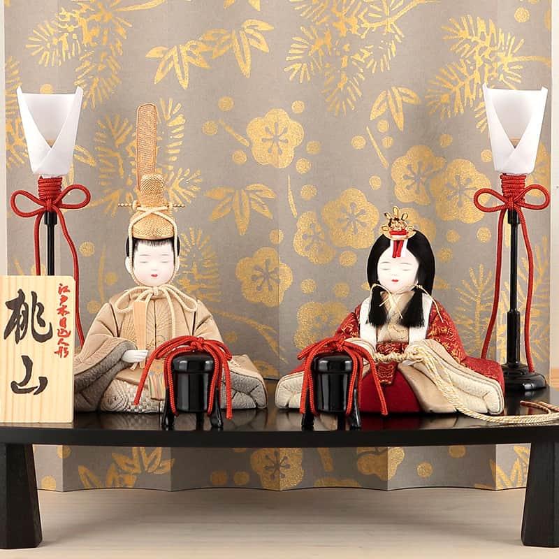 雛人形 コンパクト 一秀 ひな人形 木目込人形飾り 平飾り 親王飾り 木村一秀作 桃山 正絹 0号 京からかみ h083-ib-100-7 : 人形屋ホンポ(NINGYOYA HOMPO ...