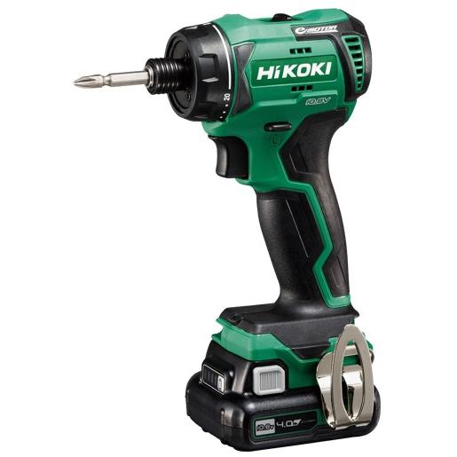 HiKOKI 10.8V コードレスドライバドリル DB12DD(2LS) バッテリー(BSL1240M)x2個+急速充電器(UC12SL)+ケース付 クラッチ20段 10.8V対応 ハイコー ...