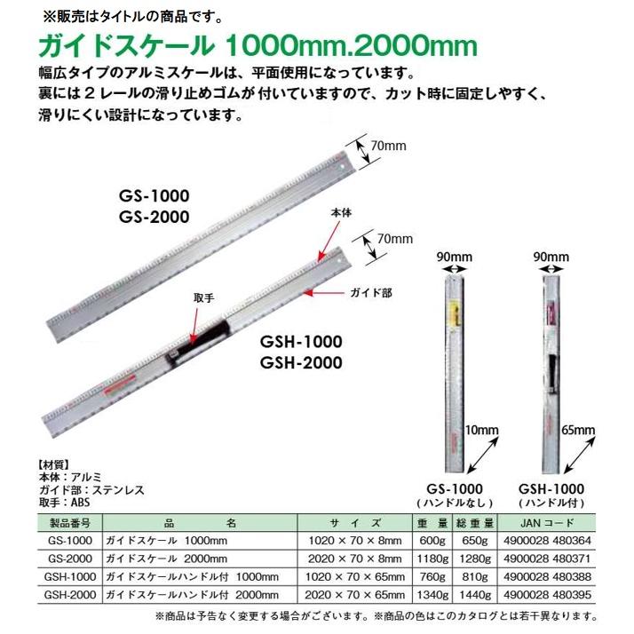 モトコマ GSH-1000 ガイドスケールハンドル付 1000mm サイズ1020x70x65mm MKK _ : gsh-1000 : カナジン 2号店 - 通販 - Yahoo!ショッピング