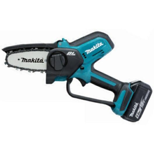 マキタ (マキタ) 充電式ハンディソー MUC101DRG バッテリBL1860B+充電器DC18RF付 ガイドバー長100mm チェーン形式 ...