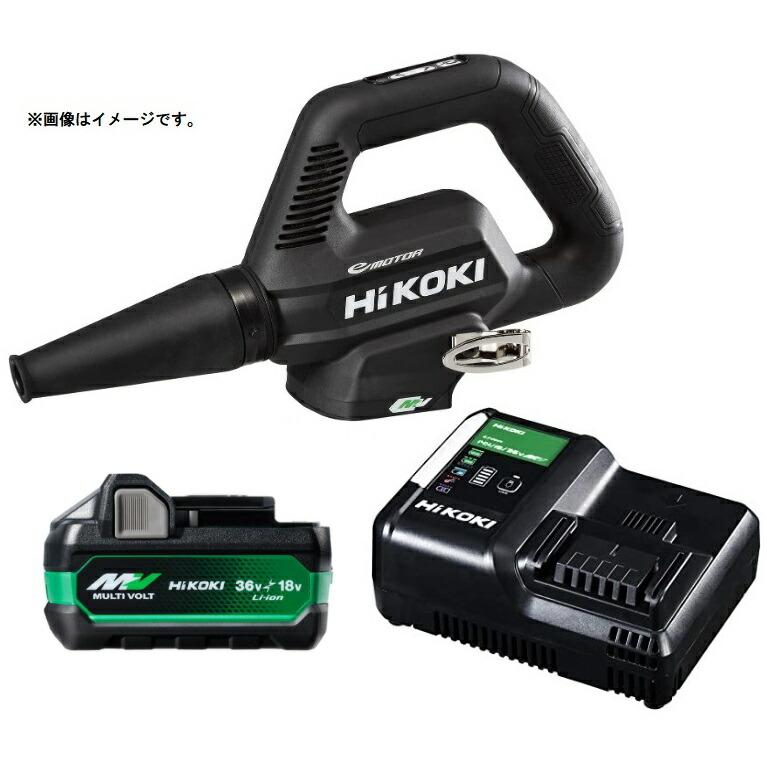 HiKOKI コードレスブロワ ストロングブラック RB36DB(NNB)+バッテリBSL36A18X+充電器UC18YDL2付 36V対応 日立 ハイコーキ オリジナルセット品 在庫 ...