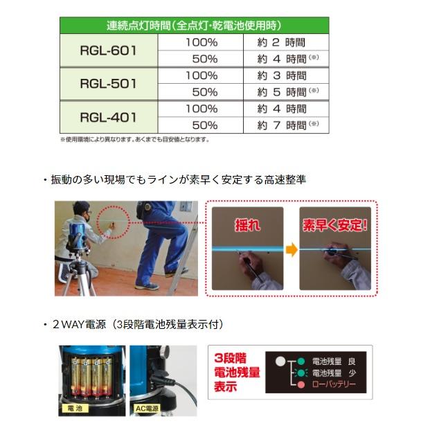 KDS ミントグリーンレーザー墨出器 スーパーレイ RGL-601 本体のみ 4方向たち・水平ライン・地墨点 ・鉛直 。 : カナジン 2号店 - 通販 - Yahoo!ショッピング