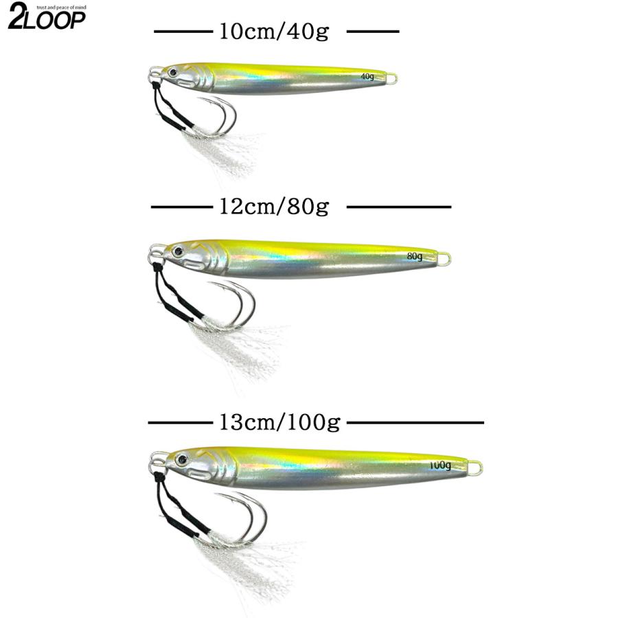 5カラーセット ジグ メタルジグ スーパーライトジギング ルアー 釣り 青物 根魚 弱ったベイトを再現 SLJ 【重量選択】 : 2LOOP - 通販 - Yahoo!ショッピング