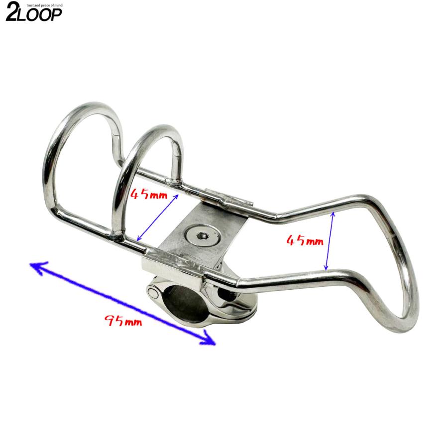 \樹脂製ホルダープレゼント中／4個販売 竿受け ボート 25mm パイプ専用 バー ポール 取付 丈夫な作り ロッドホルダー 船 船釣り フィッシング 釣り : 2LOOP - 通販 ...