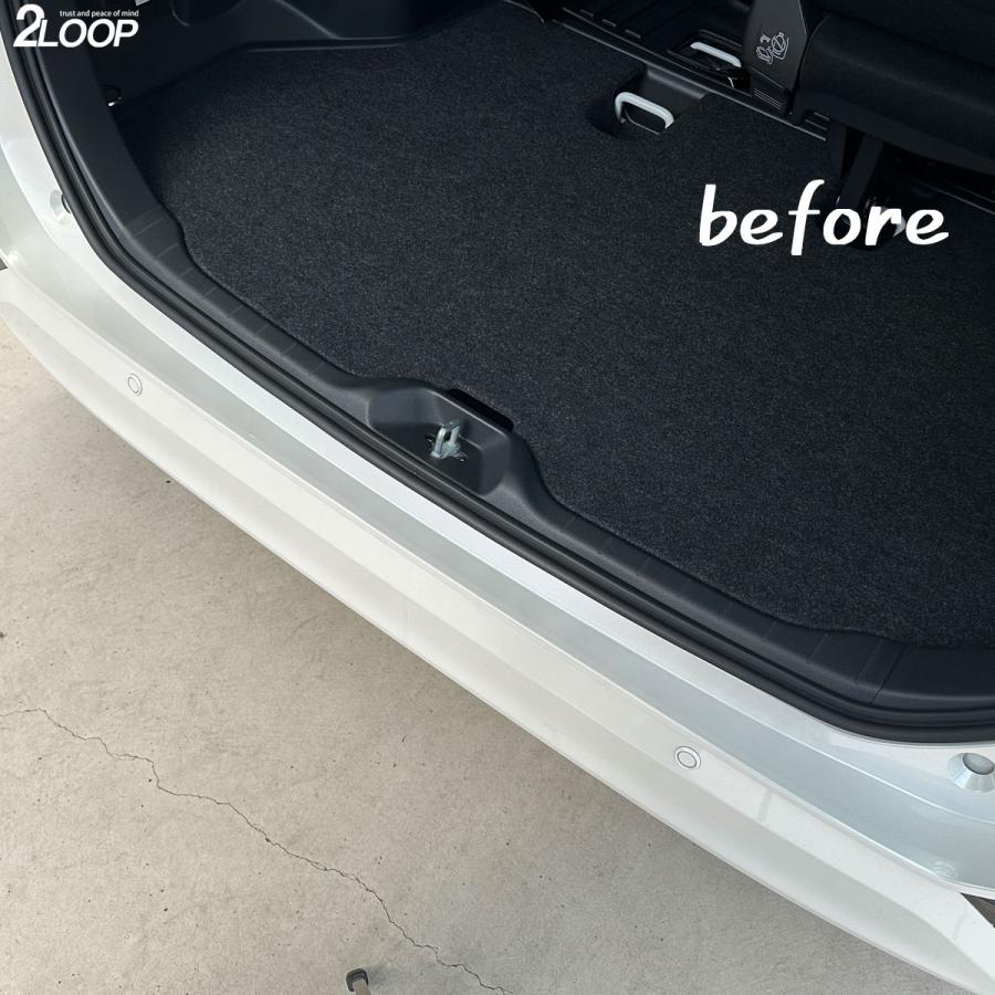 ノア ヴォクシー90 カスタムパーツ リアスカッフプレート リアバンパー 搬入プロテクター ステップガード 上 1ピース 【カラー選択】 : tyg764-riaban : 2LOOP ...