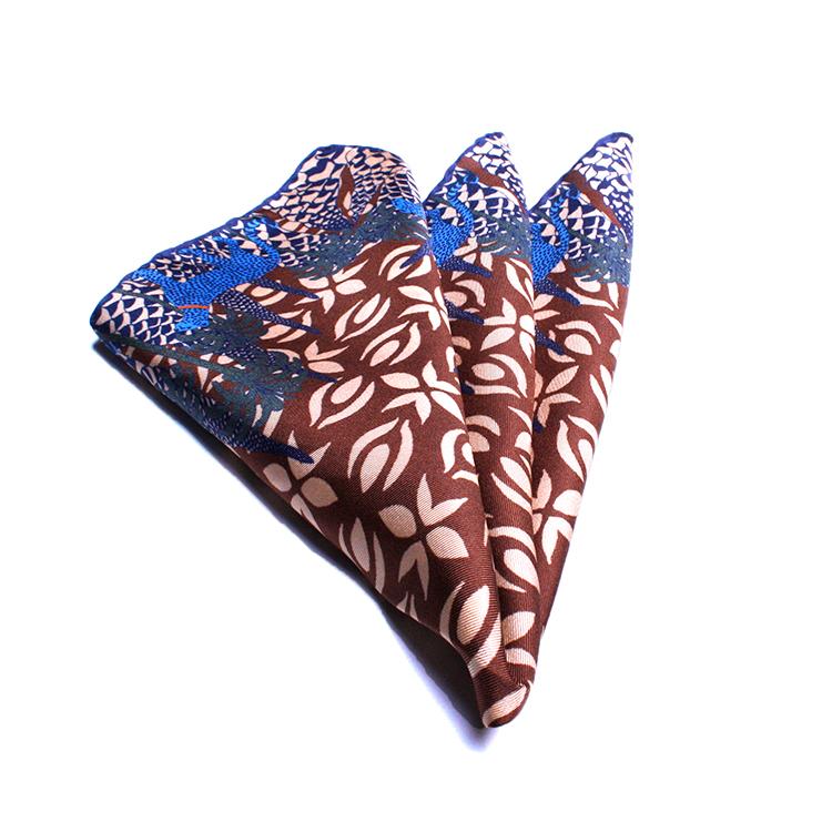 FRANCO BASSI BASSI フランコバッシ ポケットチーフ 正規取扱店 FRANCO BASSI-8097-1 ブラウンアニマル柄 : 2nd SELECTION - 通販 ...