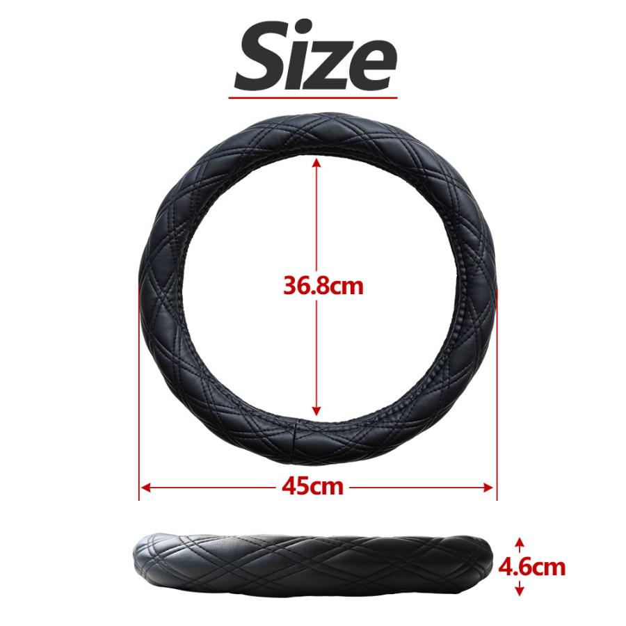 ステアリングカバー ハンドルカバー 艶消し ハンドル カバー 2HS-B 45cm 細巻き 富士タイプ デコトラ トラック カスタム トラック用品 : 2ndショップ - 通販 - Yahoo ...