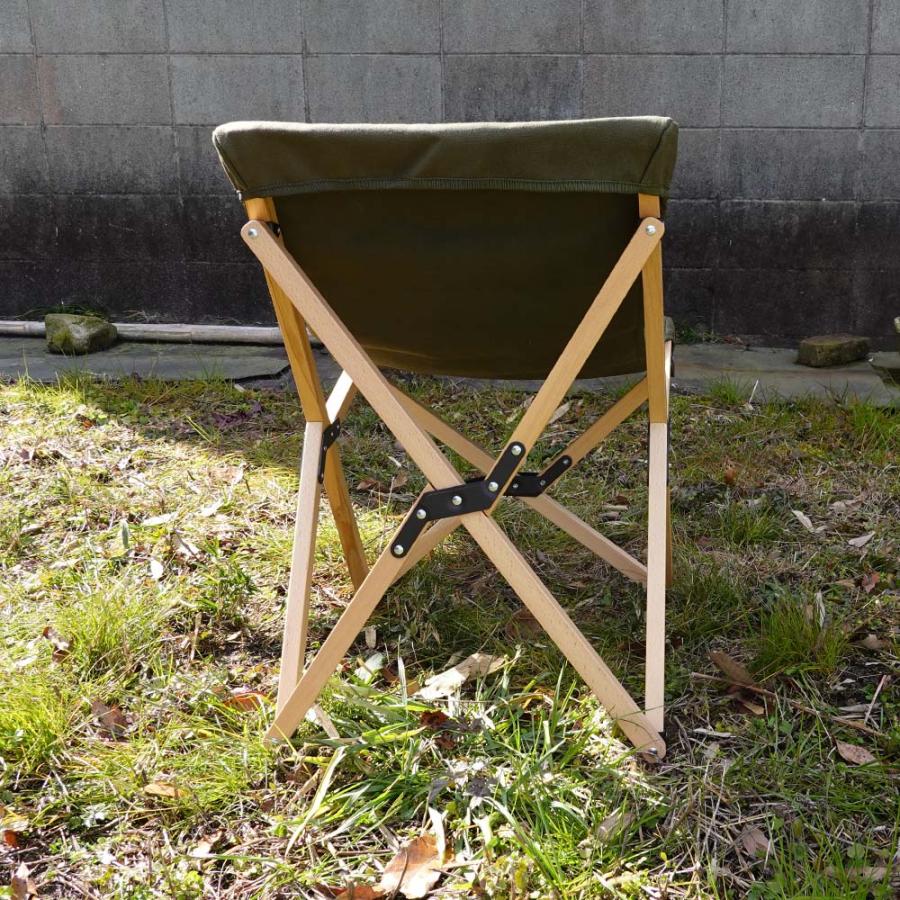 EIZER CAMP（アイゼルキャンプ） 木製 アウトドアチェア 折りたたみ 軽量 カーキ グリーン おしゃれ コンパクト アウトドア キャンプ 椅子 イス BBQ : EIZER CAMP ...