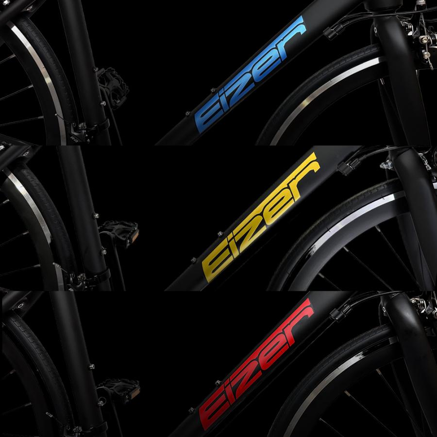 ロードバイク 700C シマノ 14段変速 軽量アルミ マットブラック 艶消し 自転車本体 通勤 通学 700x23C EIZER アイゼル R101 :YJ-EZ-R101:EIZER ...