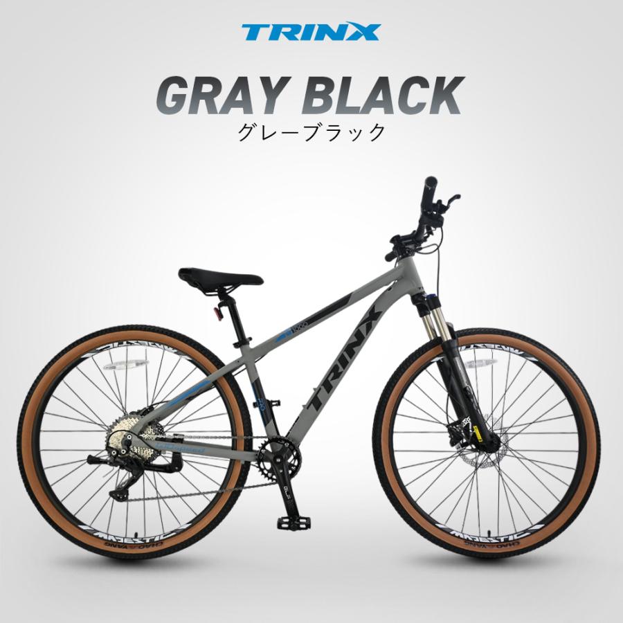 マウンテンバイク ダブルディスク SHIMANO 10段変速 29インチ 軽量アルミフレーム MTB TRINX トリンクス M1000Pro : yj-trx-m1000pro ...
