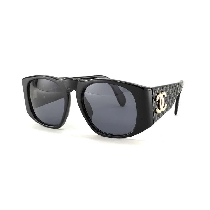 CHANEL シャネル サングラス ココマーク マトラッセ ブラック CHANEL シャネル サングラス ココマーク マトラッセ ブラック