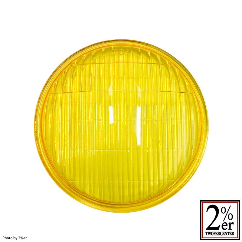 【4.5inch Head Light Lens Yellow】4.5インチ ヘッドライト レンズ イエロー【ガラス製 ...