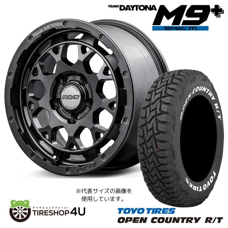 RAYS タイヤホイール4本セット TEAM DAYTONA M9+ Spec M 18x7.5J 5/114.3 +38 AOJ TOYO OPEN COUNTRY R/T 225 ...