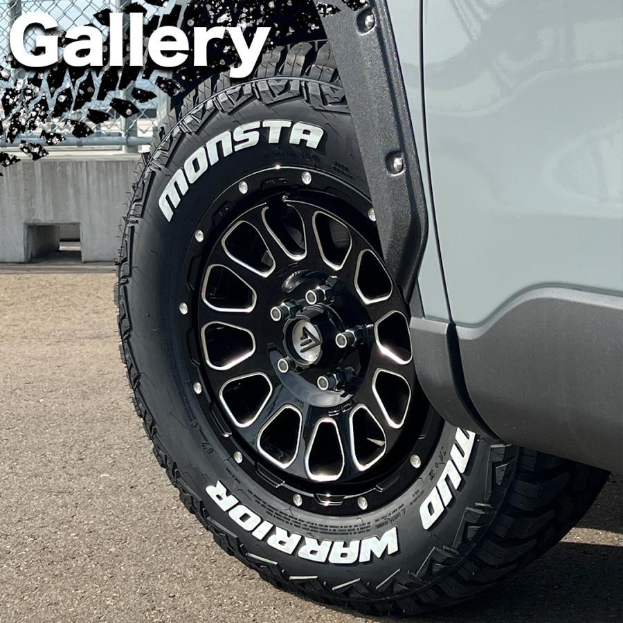 MONSTA TYRES 4本セット 265/70R17 2025年製 モンスタ MUD WARRIOR 265/70-17 121/118Q 10PR LT RWL ホワイトレター サマー ...