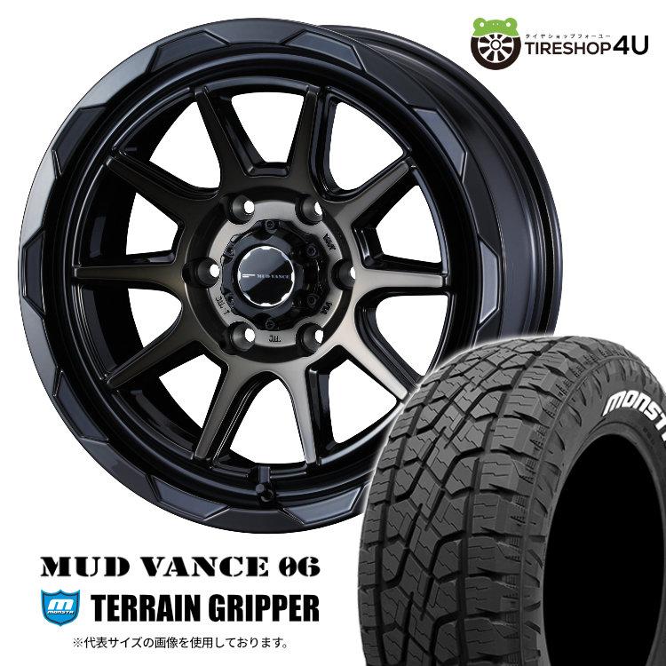 WEDS タイヤホイール4本セット MUD VANCE 06 16x6.5J 6/139.7 +38 BPBR MONSTA TERRAIN GRIPPER 215/70R16 107 ...