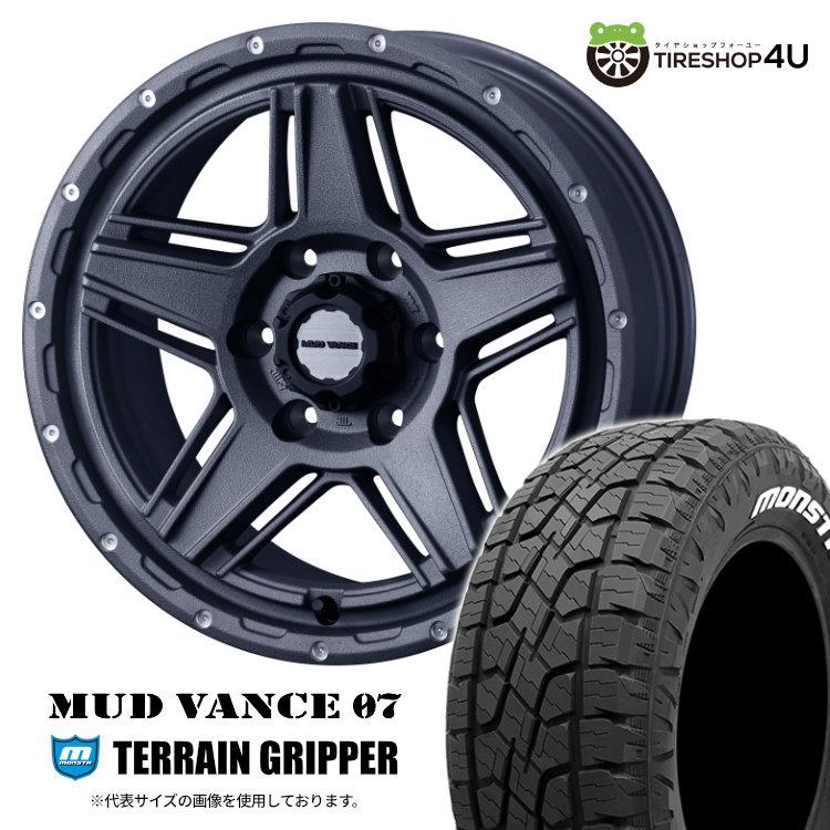 WEDS タイヤホイール4本セット MUD VANCE 07 16x6.5J 6/139.7 +38 FG MONSTA TERRAIN GRIPPER 215/70R16 107/105Q ...