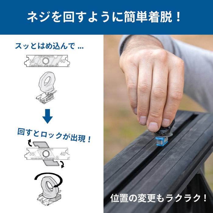 RHINO-RACK ライノラック M6 パイオニア アイボルト ZWIFLOC付き 4個 PIONEER EYEBOLT with ZWIFLOC : TIRE SHOP 4U 2号店 ...