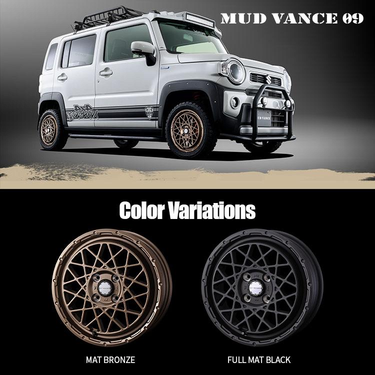 WEDS 4本購入で送料無料 ADVENTURE MUD VANCE 09 14x5.0J 4/100 +35 FMB フルマットブラック 新品ホイール1本価格 【代引き不可】 : TIRE ...