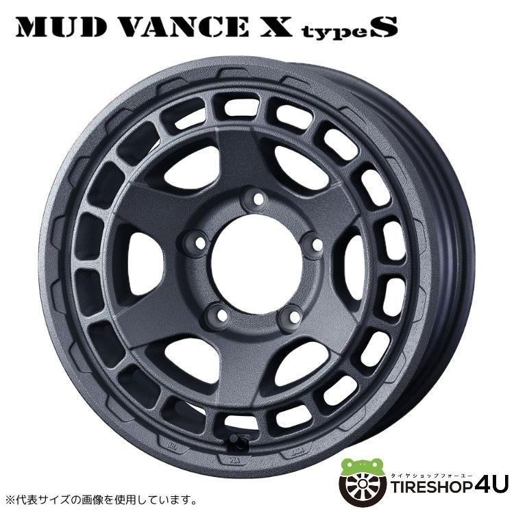 WEDS 4本購入で送料無料 ADVENTURE MUD VANCE X TYPE S 16x5.5J 5/139.7 +22 FG フリントグレイ 新品ホイール1本価格 【代引き不可 ...