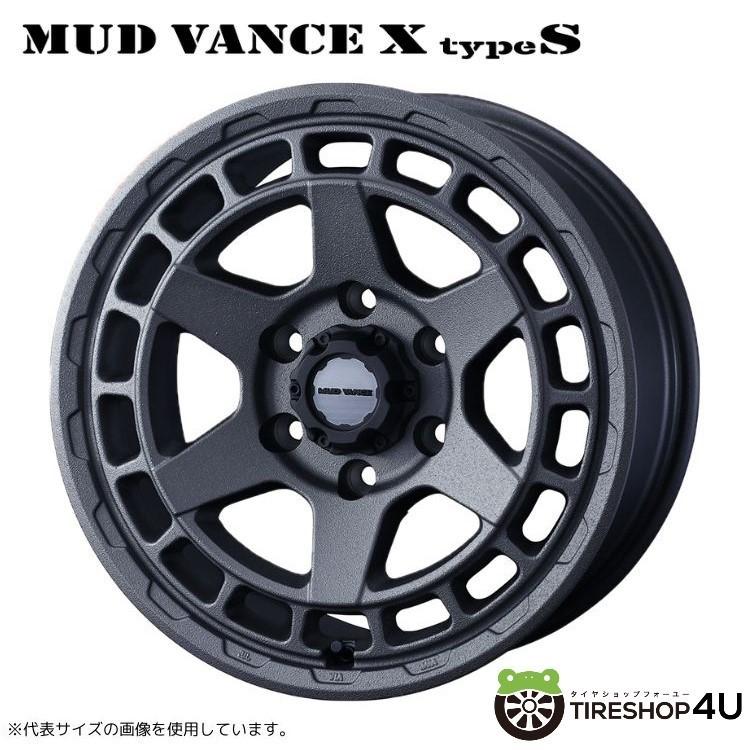 WEDS 4本購入で送料無料 ADVENTURE MUD VANCE X TYPE S 16x6.5J 6/139.7 +38 FG フリントグレイ 新品ホイール1本価格 【代引き不可 ...