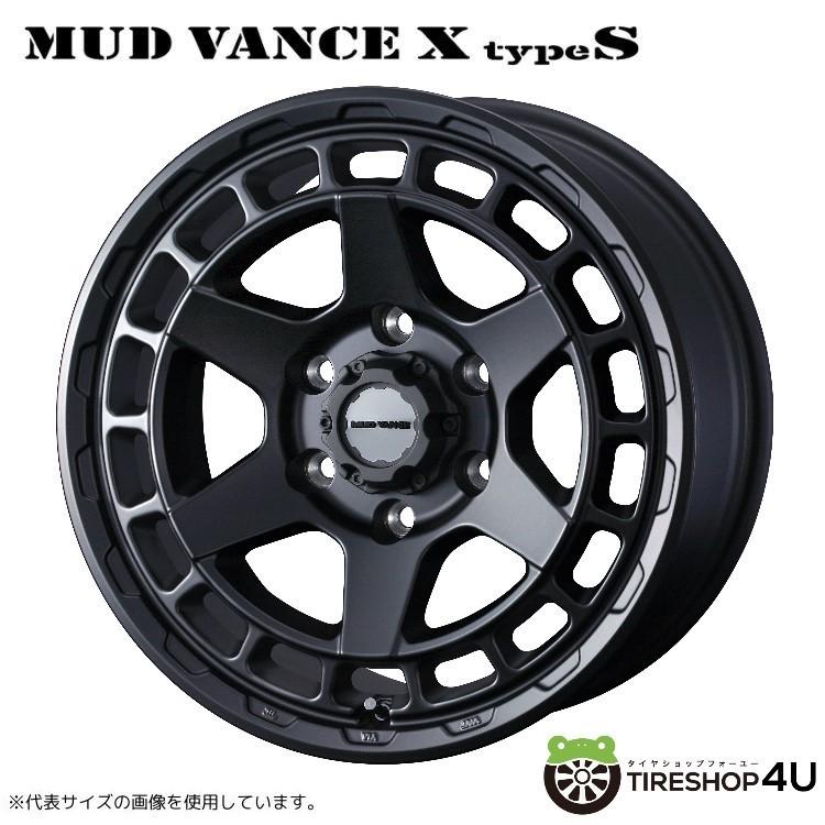 WEDS 4本購入で送料無料 ADVENTURE MUD VANCE X TYPE S 16x6.5J 6/139.7 +38 FMB フルマットブラック 新品ホイール1本価格 【代引き不可 ...