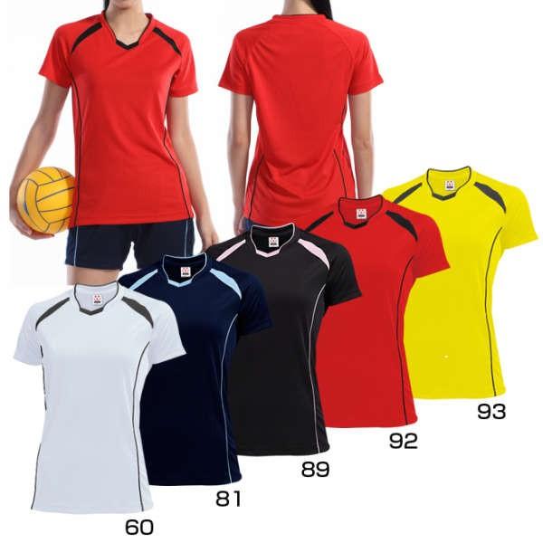 ウイメンズ ジュニア バレーボールシャツ （女性用ユニフォーム）Wundou P-1620 : R&Walk ヤフー店 - 通販 - Yahoo!ショッピング