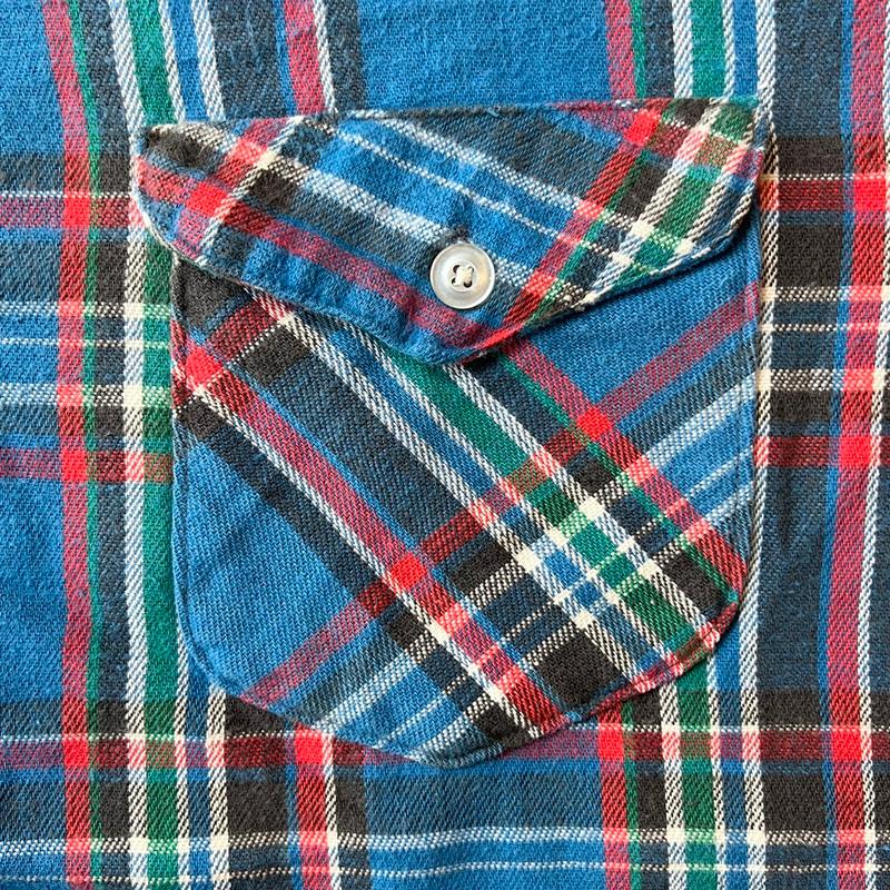OSHKOSH 60s 70s OSH KOSH チェック 長袖 ヘビー フランネル OSHKOSH 60s 70s OSH KOSH チェック 長袖 ヘビー フランネル