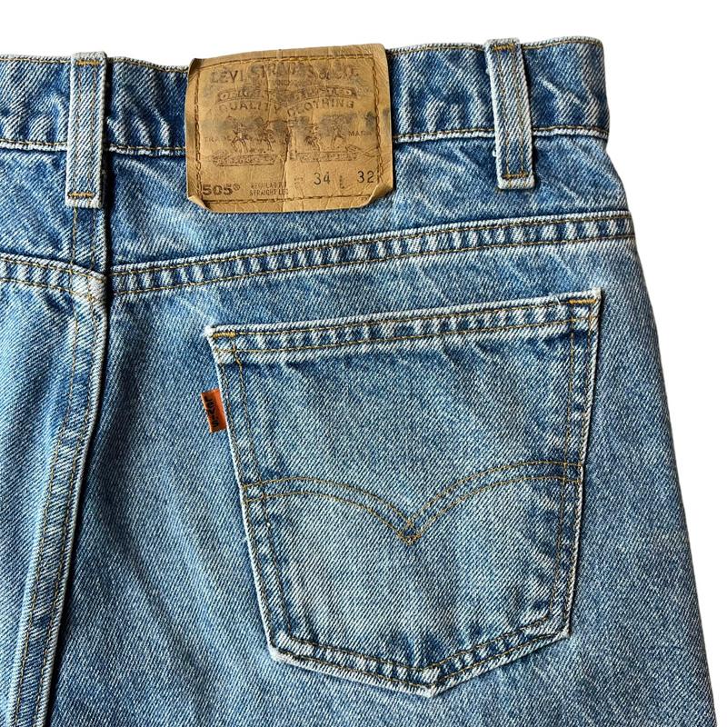 Levi's 90s USA製 Levis 505 0217 クラッシュ デニム パンツ W34 Levi's 90s USA製 Levis 505 0217 クラッシュ デニム パンツ W34